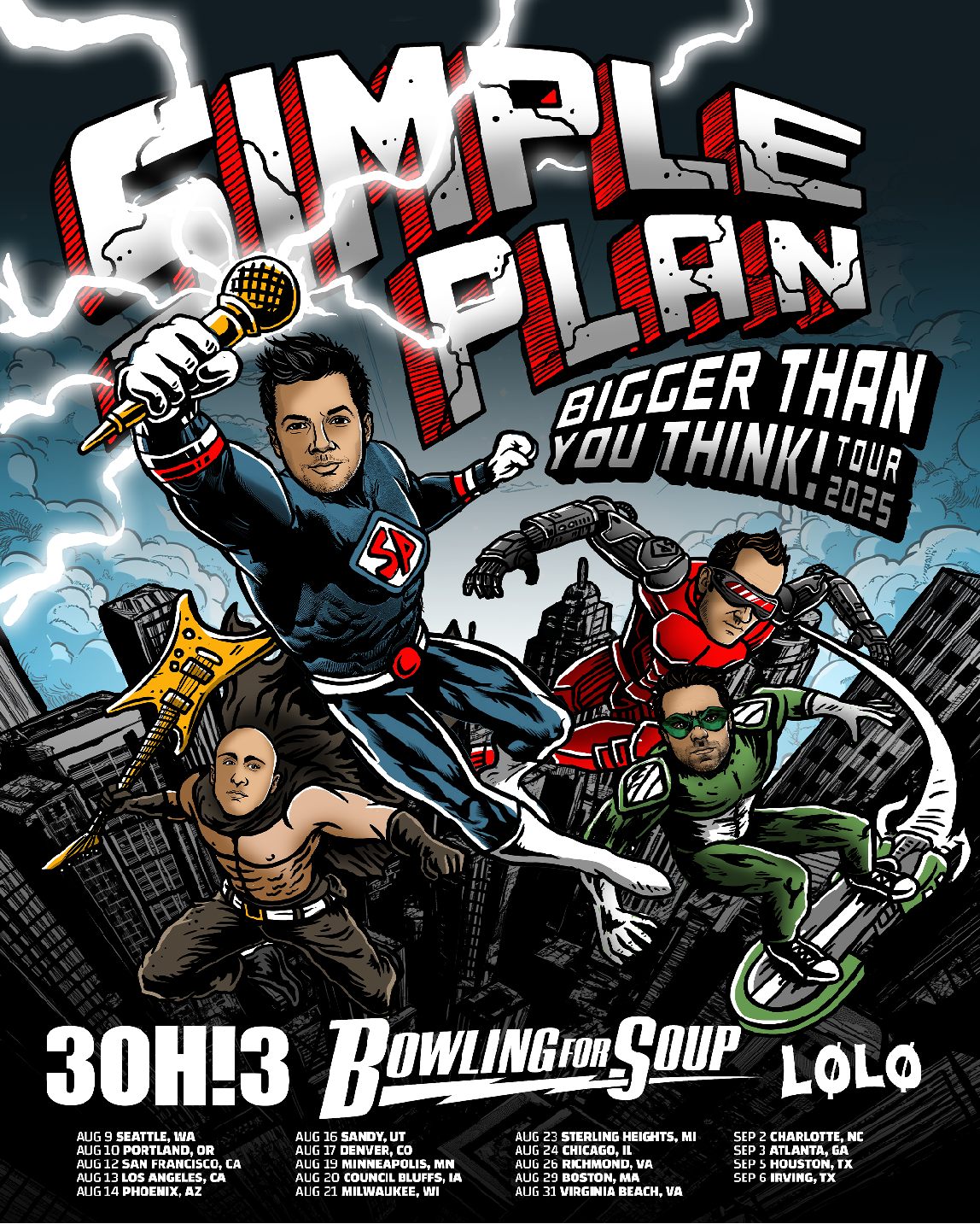 "Bigger Than You Think!" US tour pre-sale happening now! by Simple Plan ...